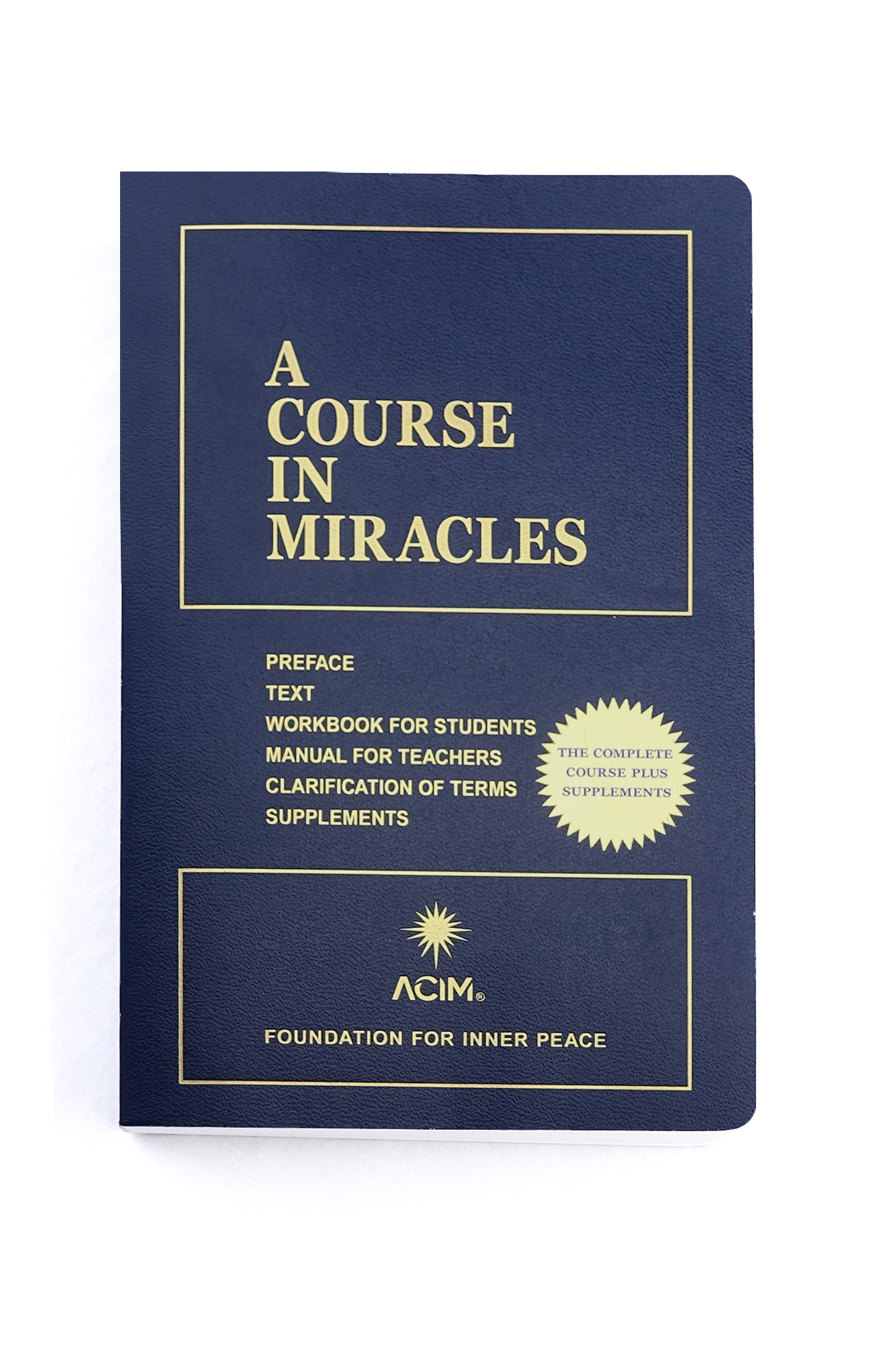 A Course in Miracles Softcover from Foundation for Inner Peace – ACIM ...