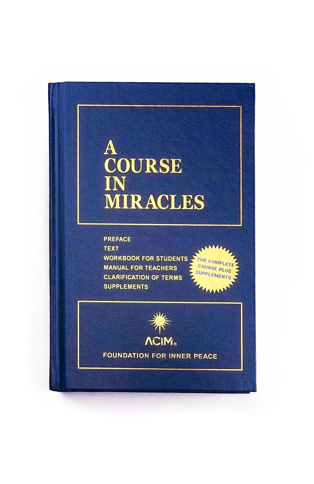 A Course in Miracles Hardcover from Foundation for Inner Peace – ACIM ...